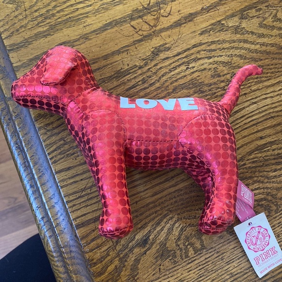 PINK Victoria's Secret | Toys | Nwt Victorias Secret Pink Red Metallic ...